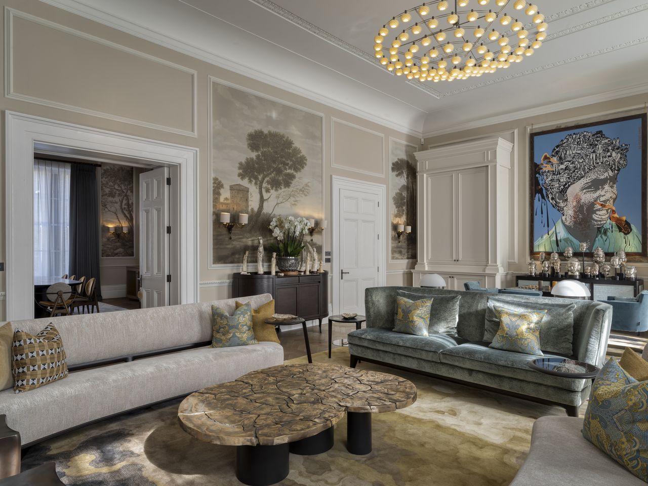 This London home pairs period features with a modern style