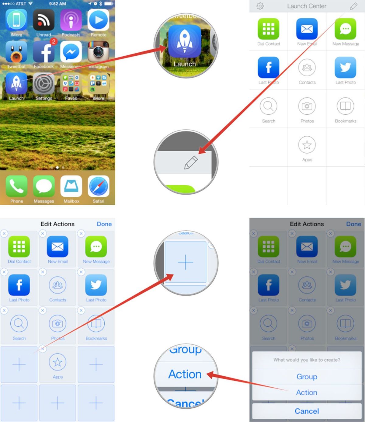 How to create advanced actions in Launch Center Pro for iPhone and iPad ...