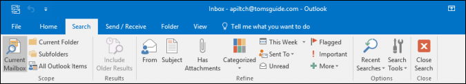 How to Find Any Email in Outlook 2016 | Laptop Mag