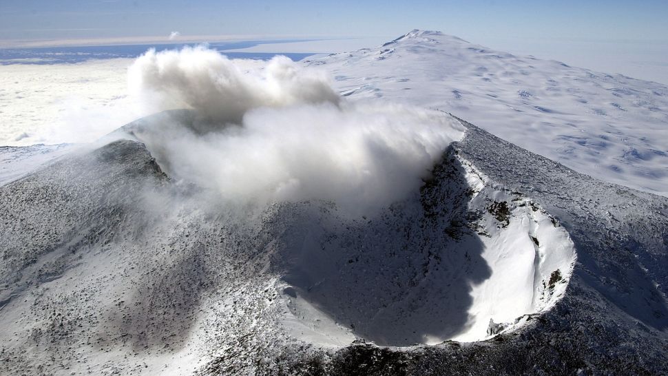 Antarctica ice melt could cause 100 hidden volcanoes to erupt | Live ...