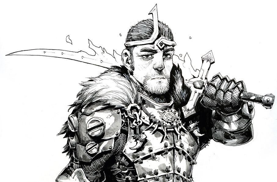 How to draw a character in pen and ink | Creative Bloq