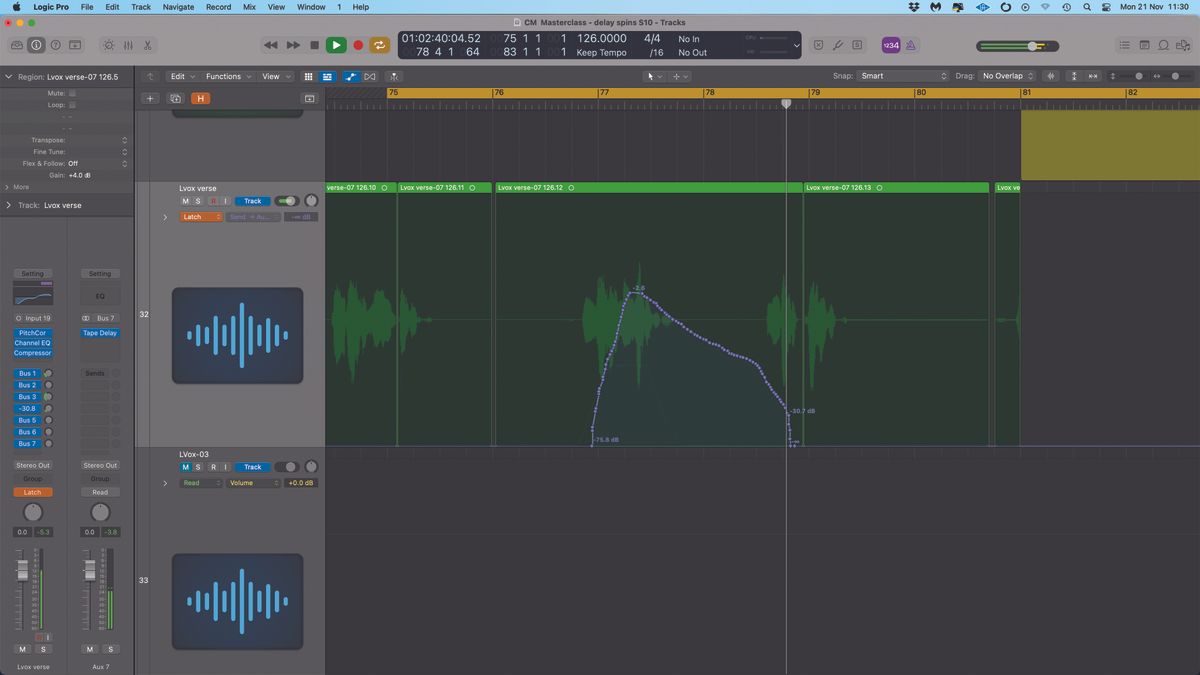 How to create stereo spin delays in Logic Pro | MusicRadar