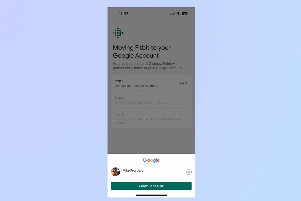 How to move your Fitbit account to a Google account | Tom's Guide