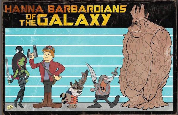 How The Guardians Of The Galaxy Would Look As Saturday Morning Cartoon ...