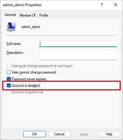 How to disable an account on Windows 11 | Windows Central