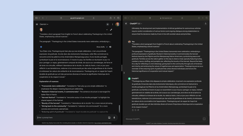 Google Gemini vs OpenAI ChatGPT: Which AI wins? | Tom's Guide