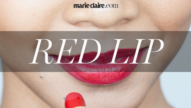 Perfect Red Lip Tutorial - How to Get the Perfect Red Lip | Marie Claire