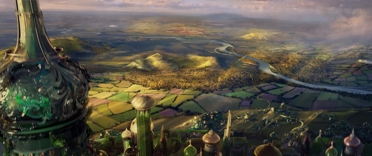 Wicked's concept art revealed - from Defying Gravity to flying monkeys ...