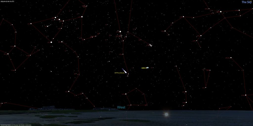 'Devil Comet' 12P/Pons-Brooks reaches peak brightness April 21. Here's ...