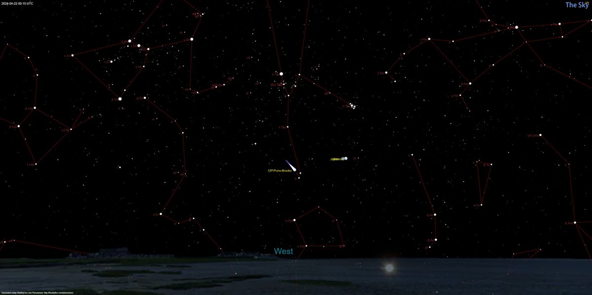 'Devil Comet' 12P/Pons-Brooks reaches peak brightness April 21. Here's ...
