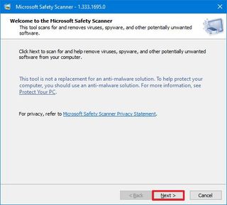 How to remove malware using Microsoft Safety Scanner on Windows 10 ...