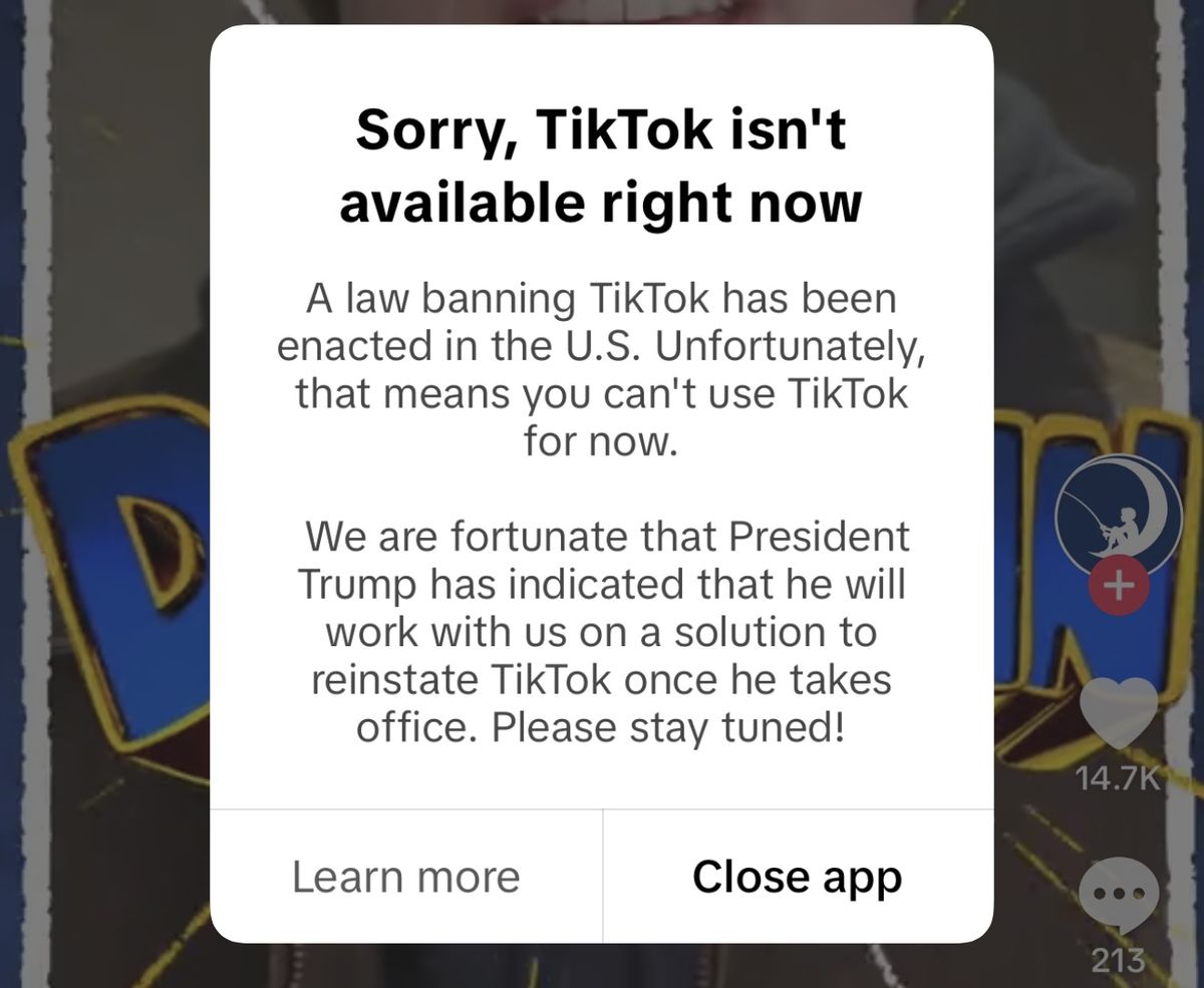 TikTok ban live updates — TikTok is back ahead of expected executive ...