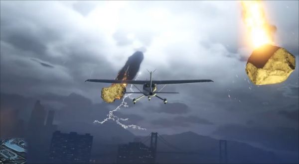 GTA 5 Mod Unleashes Meteor Shower | Cinemablend