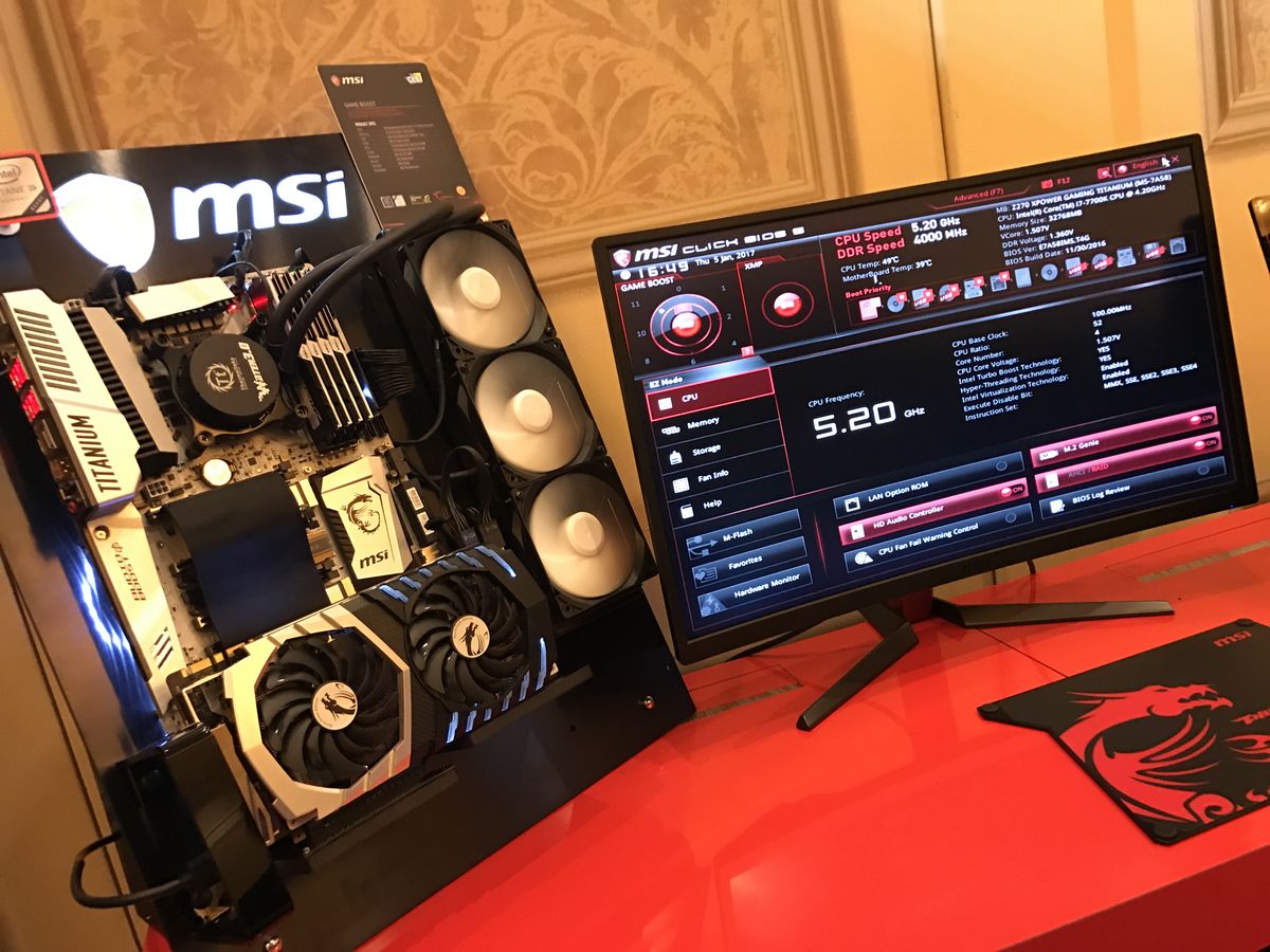 All the cool stuff MSI is showing at CES 2017 | PC Gamer