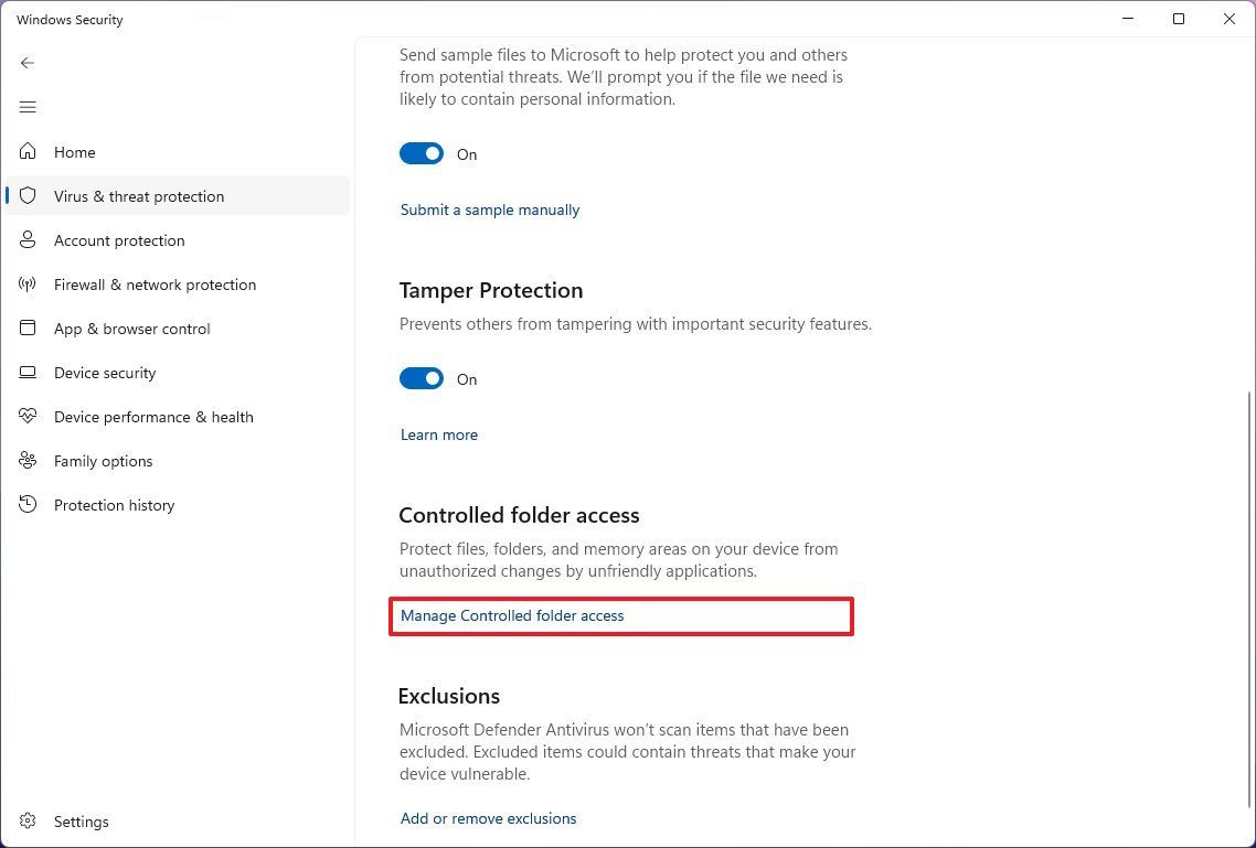 How to get started with Microsoft Defender Antivirus on Windows 11 ...