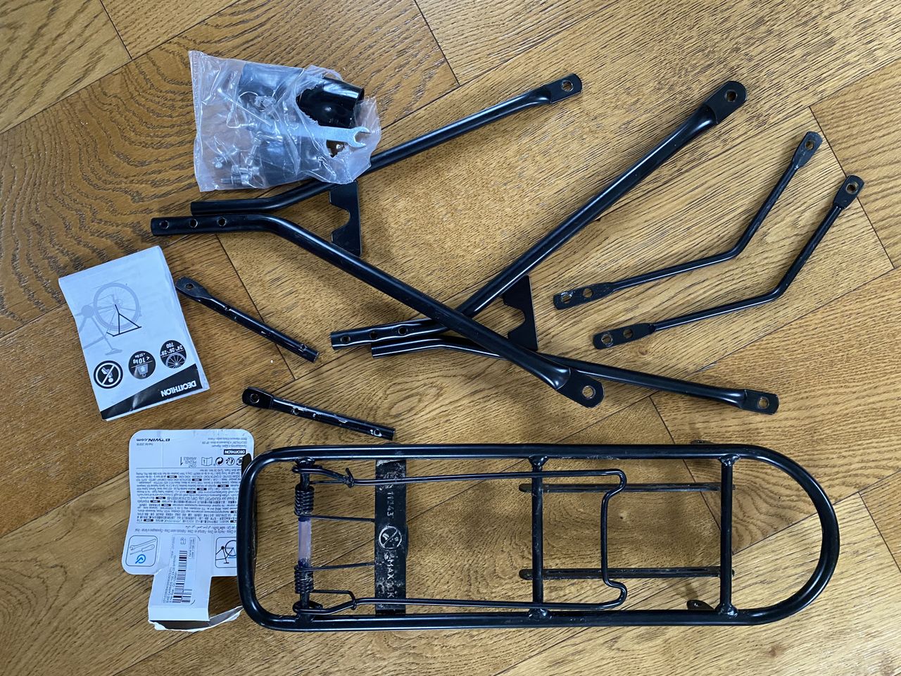 Decathlon ELOPS 100 Bike Pannier Rack 24"-28" review | Cycling Weekly