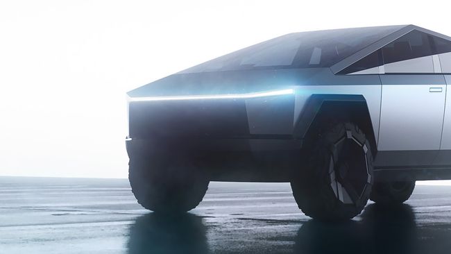 Tesla's levitating Cybertruck flies ahead of Christmas | Creative Bloq