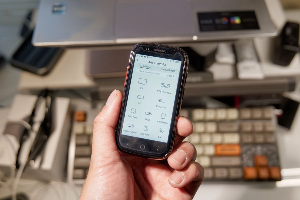 This amazingly small Android phone has features you won’t find on an ...