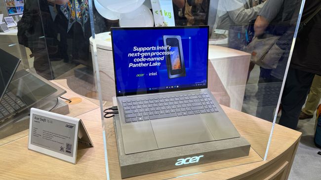 Intel Panther Lake breaks cover in Acer Swift 16 AI — company also ...