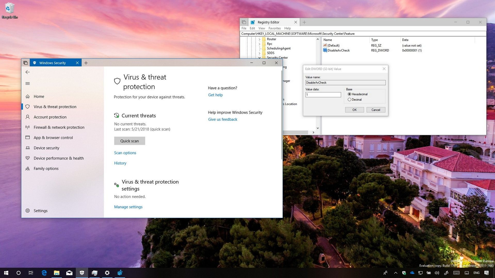 How to keep Windows Defender disabled when using a third-party ...