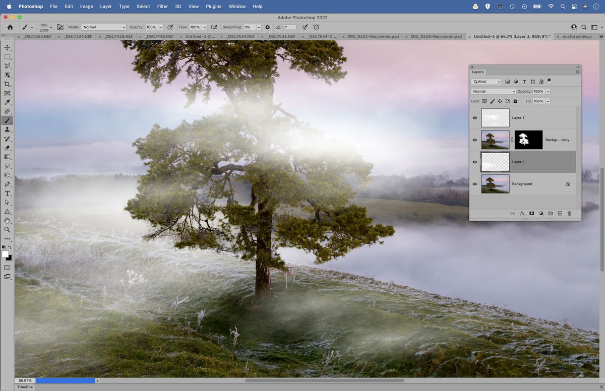 Use your FREE Photoshop mist brushes to add loads of atmosphere to ...