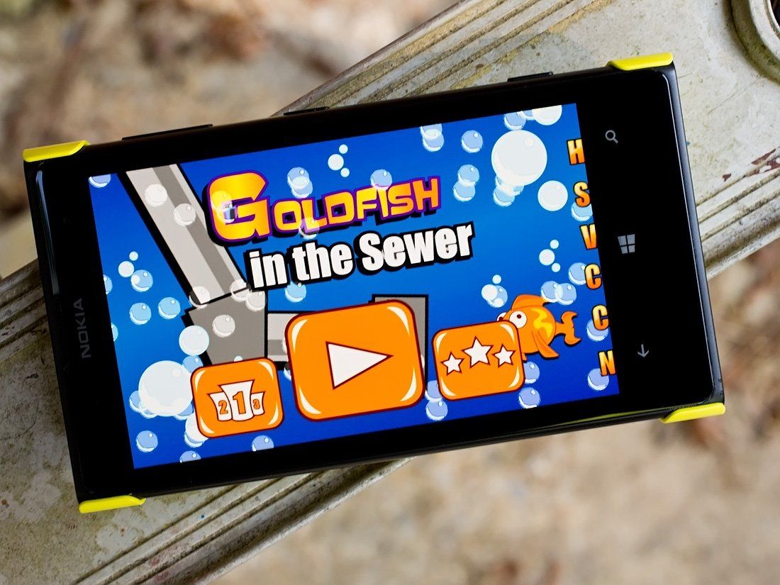 Racing upstream (of sorts) with the Windows Phone game Goldfish in the ...