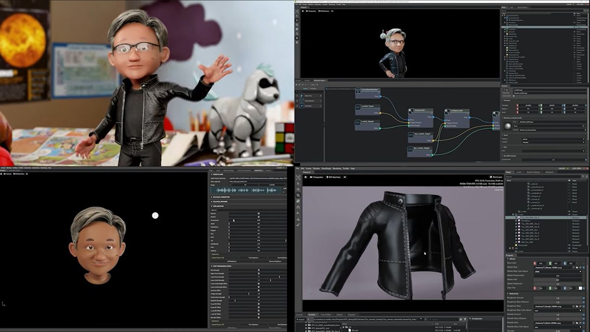 Nvidia's AI-Generated Toy Jensen Sings Jingle Bells | Tom's Hardware