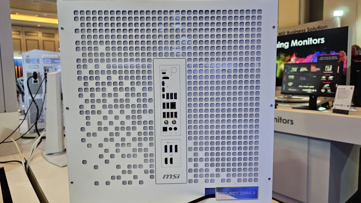 MSI shows off cable-free panoramic PC at CES 2025 — Project Zero X uses radical orientation for ...