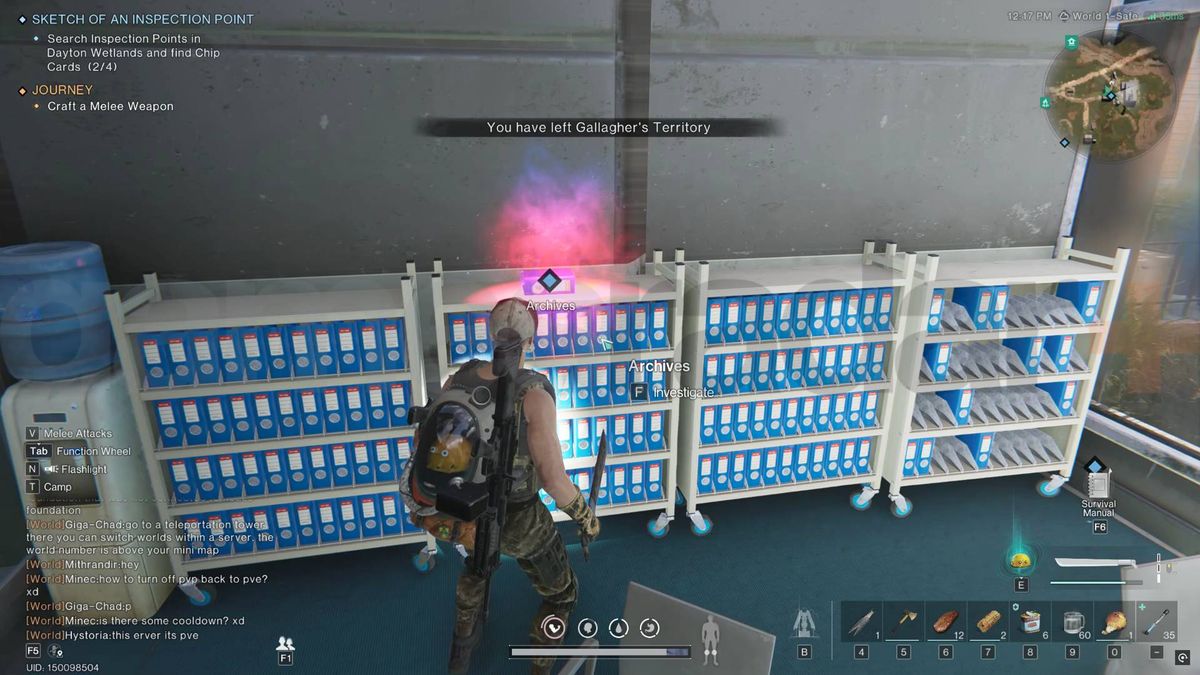 Once Human Sketch of an Inspection Point guide | GamesRadar+