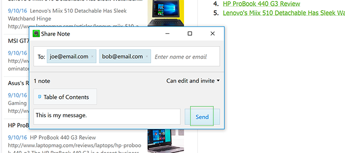 How to Organize Evernote Notes with a Table of Contents | Laptop Mag