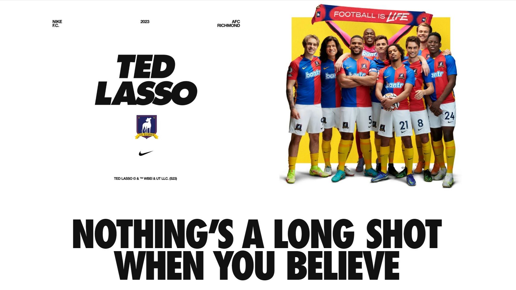 Ted Lasso teams up with Nike to create a football fan's dream | iMore