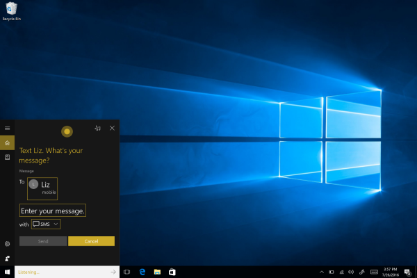 How to Send SMS Messages With Cortana on Windows 10 | Laptop Mag