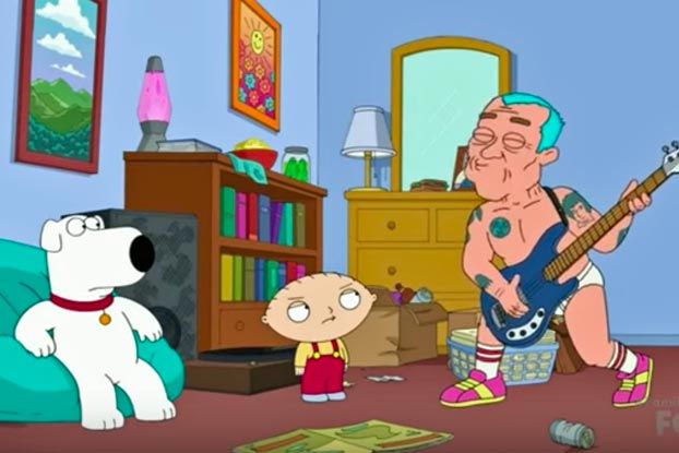 Red Hot Chili Peppers’ Flea Slaps Bass on ‘Family Guy’ | Guitar World
