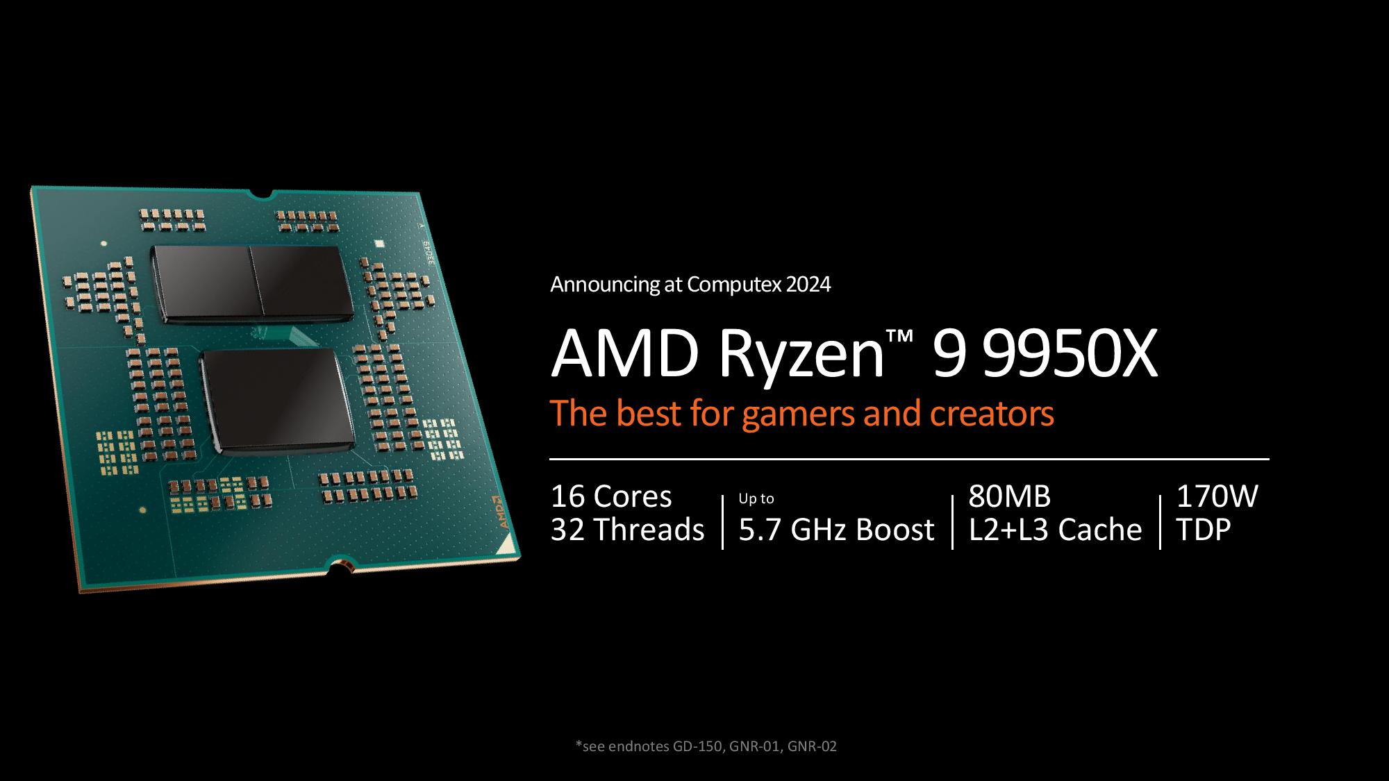 AMD Announces Zen 5 Ryzen 9000 Processors Launch In July 16 IPC