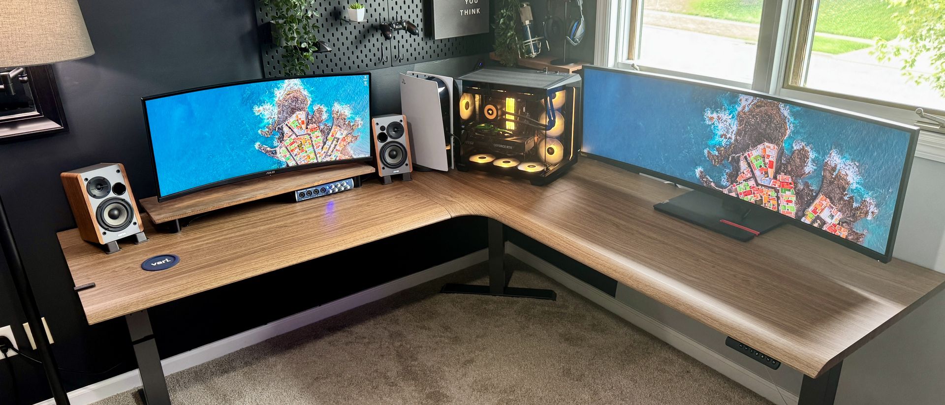 Vari 80x80 L-shaped electric standing desk review | TechRadar