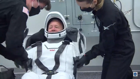 In photos: SpaceX's Crew Dragon Demo-2 mission to the International ...