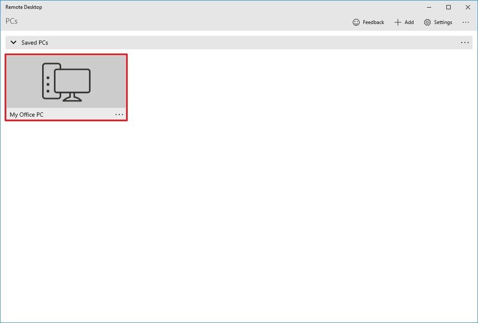 How to use Remote Desktop app to connect to a PC on Windows 10 ...