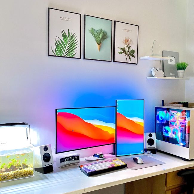 Designing a complete desk aesthetic around your PC is truly satisfying ...