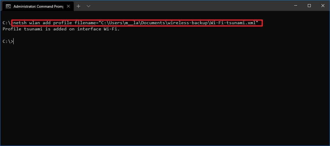 How to manage wireless networks with Command Prompt on Windows 10 ...