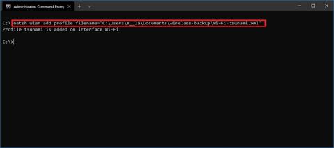 How to manage wireless networks with Command Prompt on Windows 10 ...