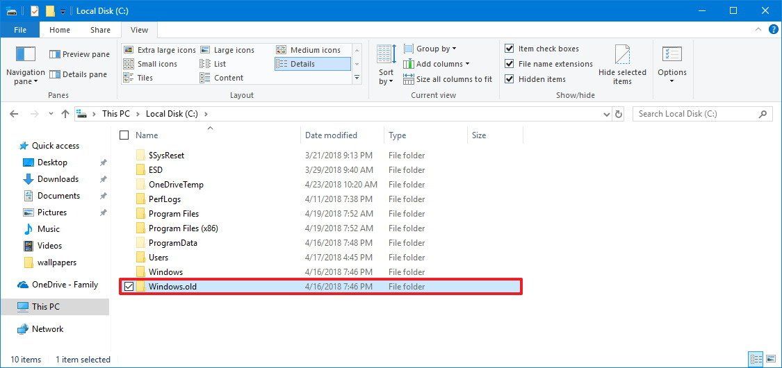 How to recover missing files after an upgrade on Windows 10 | Windows ...