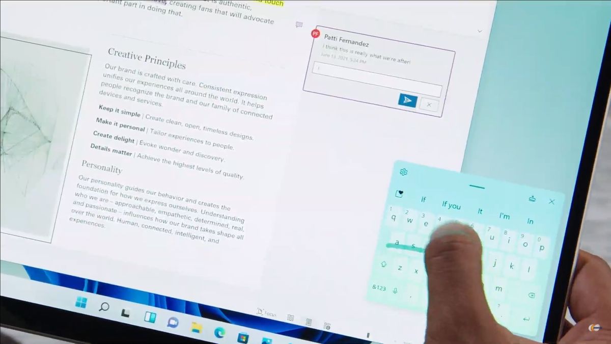 Windows 11 revamped the touch keyboard — it now features GIFs, voice ...