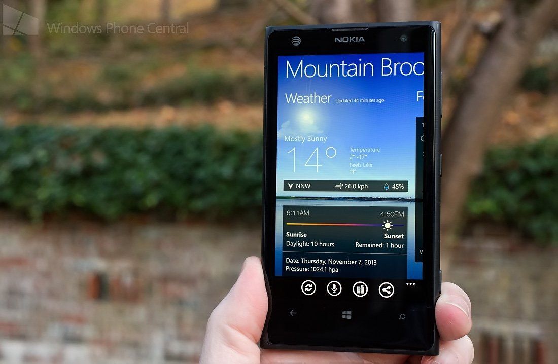 MoWeather HD, a beautiful weather app for Windows Phone 8 | Windows Central