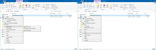 How to remove 'Give access to' in the context menu on Windows 10 Fall ...