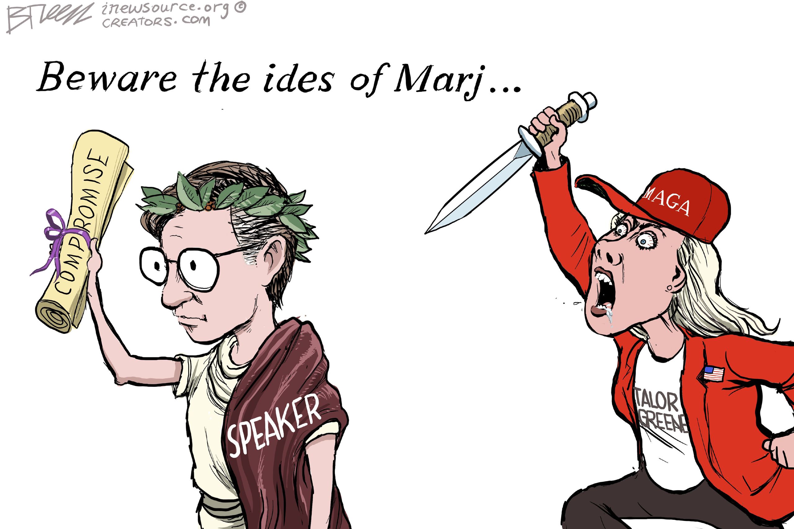 5 cartoons on the trials and tribulations of Mike Johnson | The Week