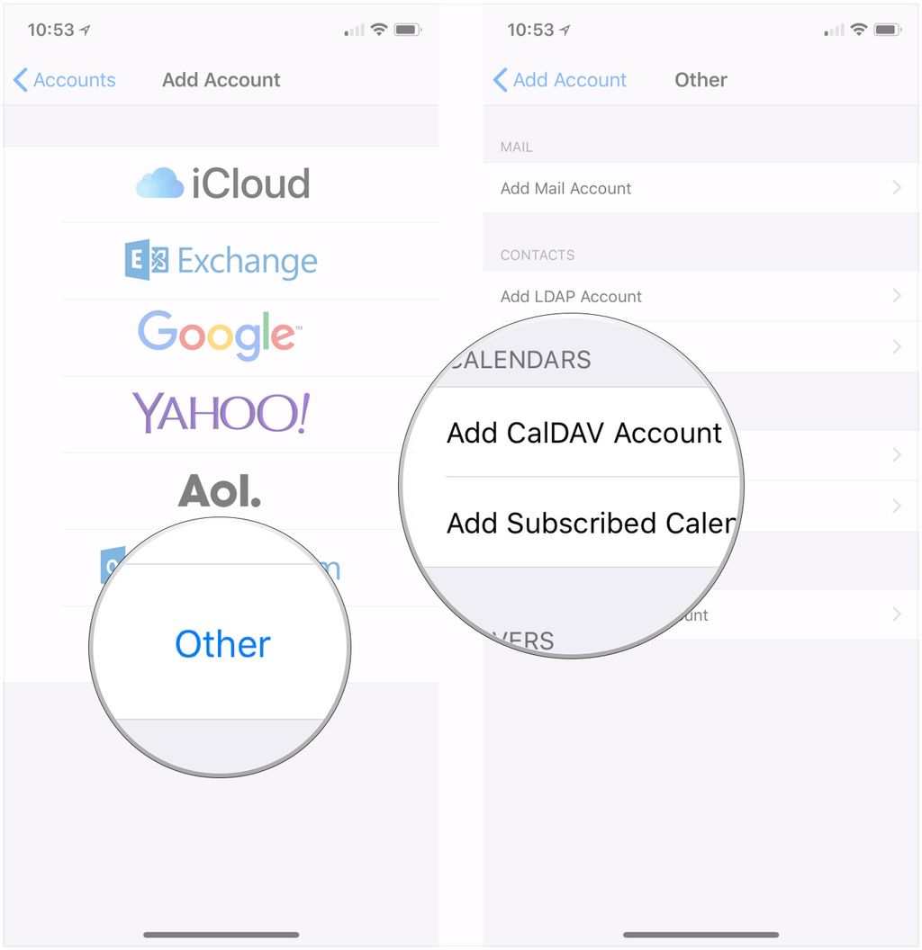 How to set up mail on iPhone and iPad including contacts and calendars ...