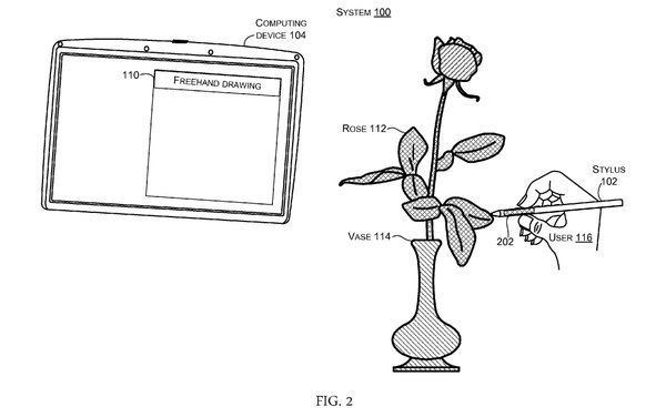 New Microsoft patent filing shows a stylus with a tip that can 'sense ...