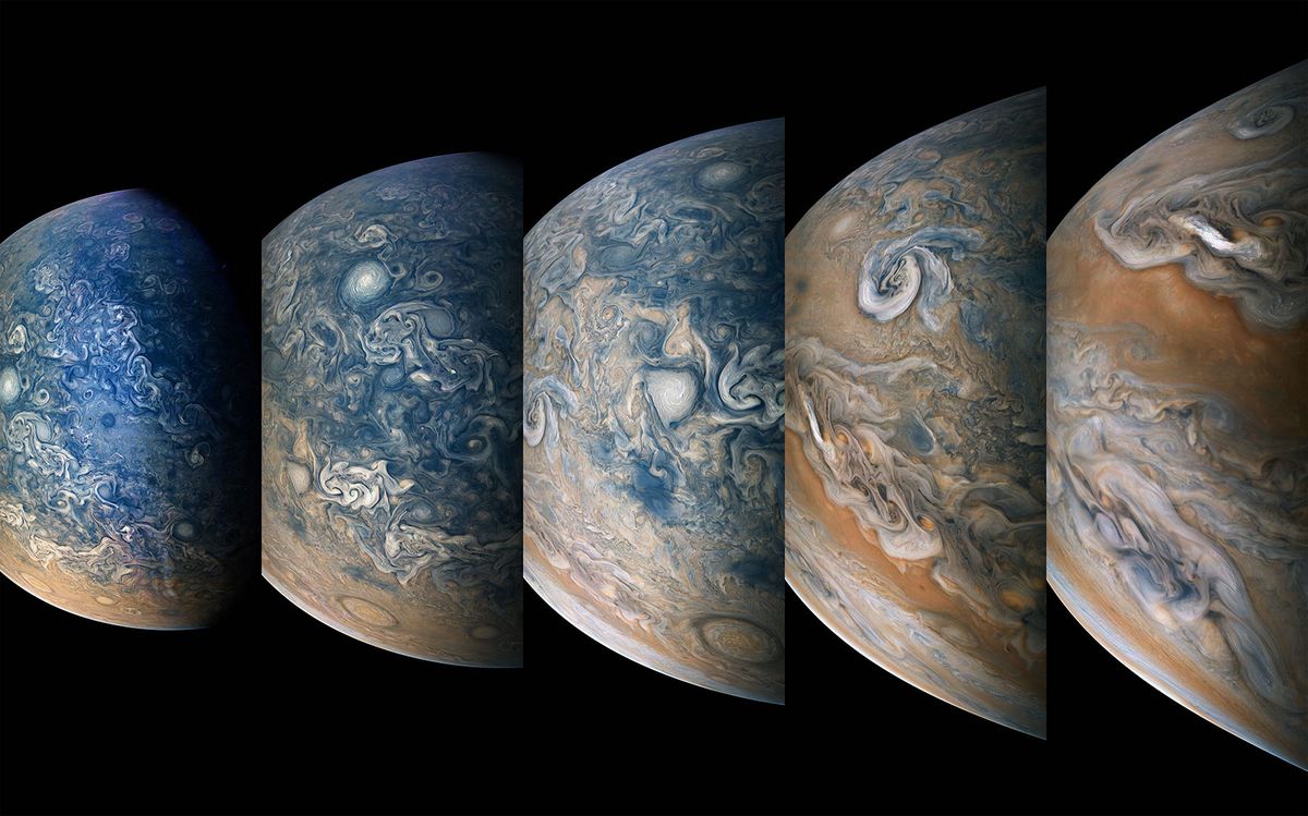 Incredible NASA Photos Show Jupiter's Marbled Atmosphere | Space