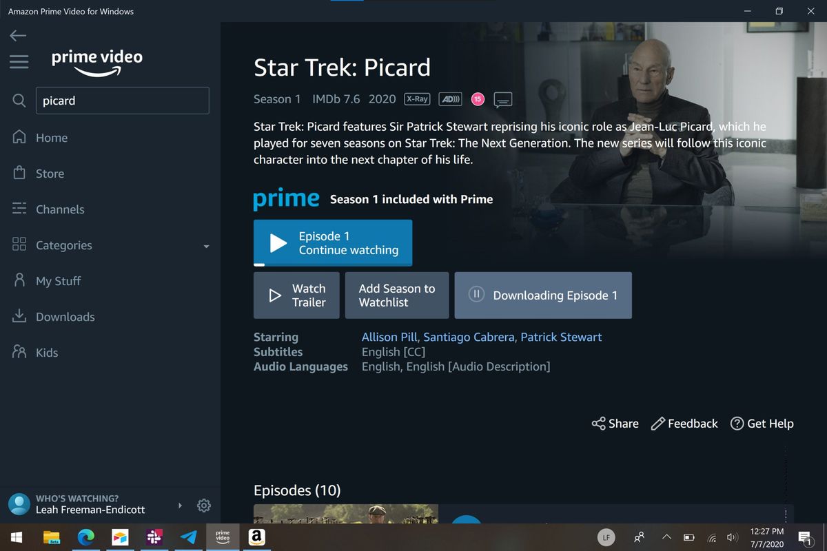 Amazon Prime Video for Windows 10 is better than a browser — but not ...