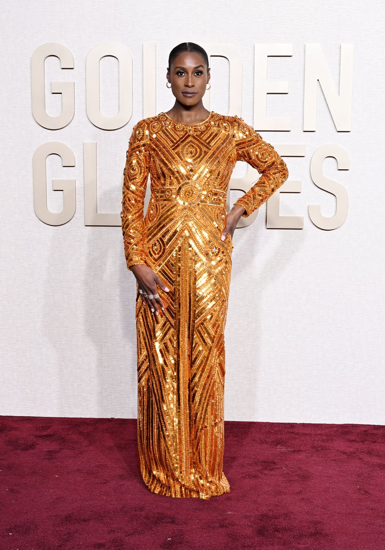Issa Rae Was a Ray of Sunshine at the 2024 Golden Globes | Marie Claire